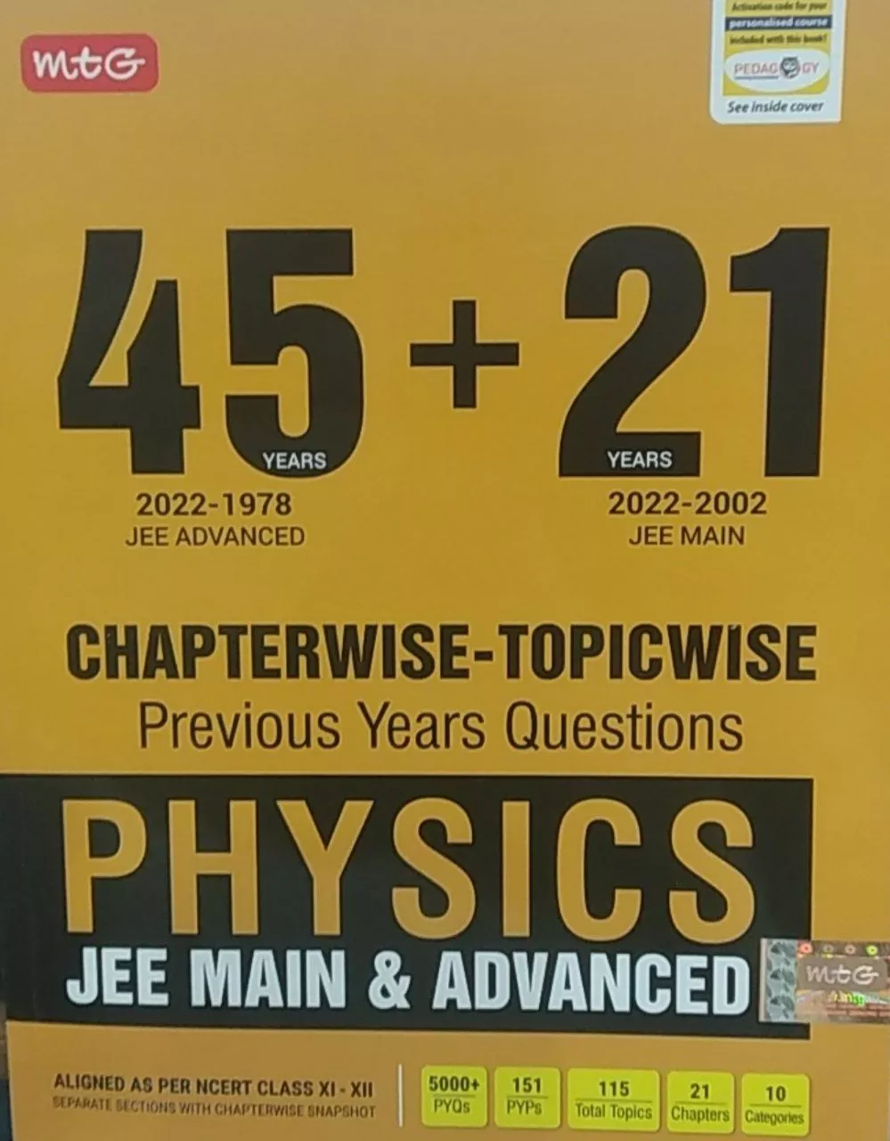 45+21 CHAPTERWISE - TOPICWISE PREVIOUS YEARS QUESTIONS PHYSICS JEE MAIN ...