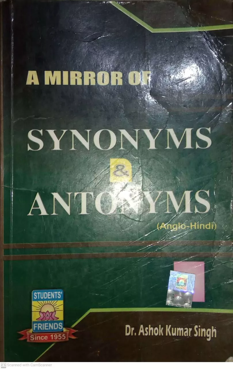 A Mirror Of synonyms & Antonyms (Hindi)