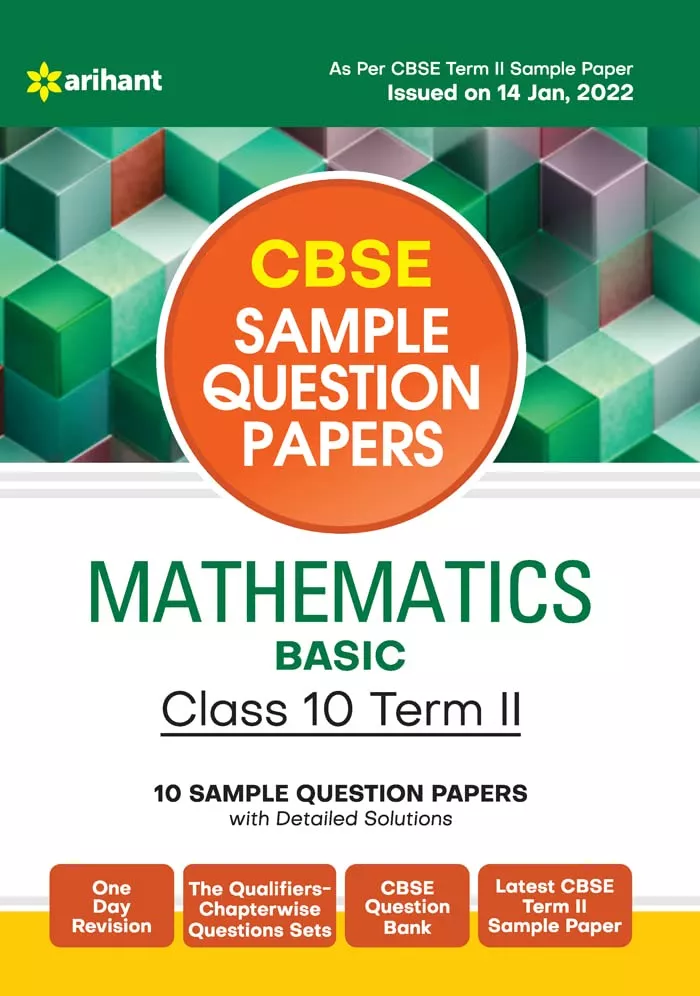 Arihant CBSE Term 2 Mathematics Basic Class 10 Sample Question Papers ...
