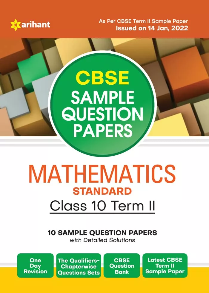 Arihant CBSE Term 2 Mathematics Standard Class 10 Sample Question ...