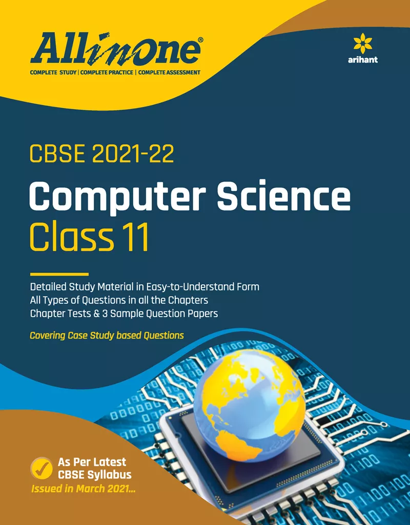 Cbse All In One Computer Science Class 11 For 2022 Exam Updated