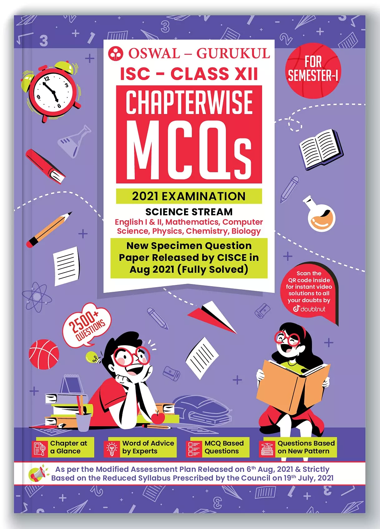Chapterwise MCQs Science Book for ISC Class 12 Semester I Exam 2021 : ...