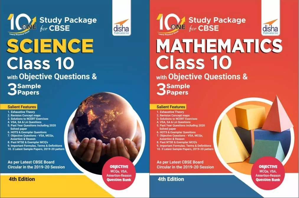 Combo 10 in One Study Package for CBSE Science & Mathematics Class 10 ...