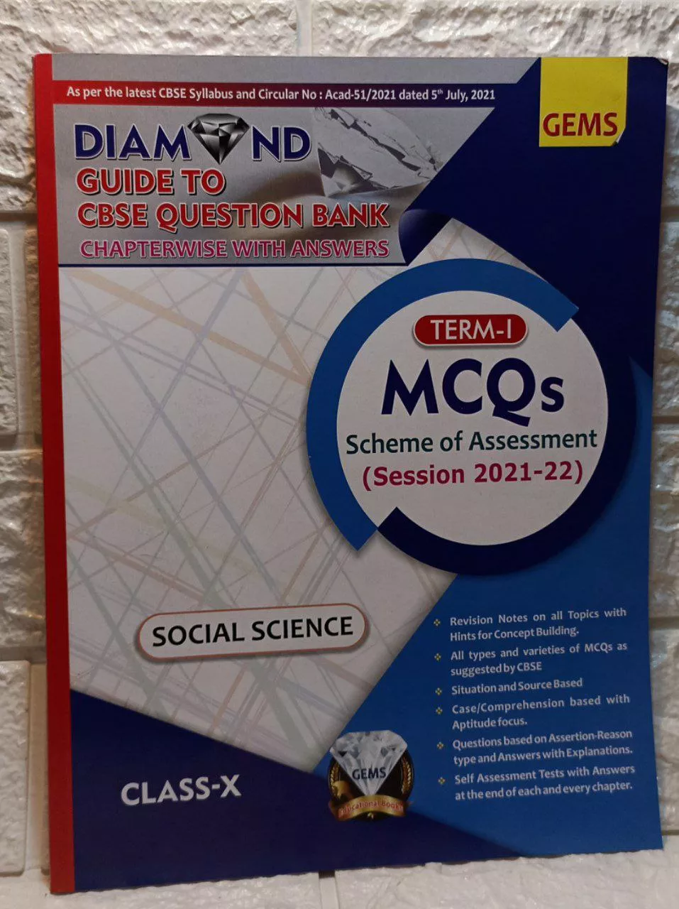 Gems Guide To Mcqs Q.b Soc.science -10(term-1)