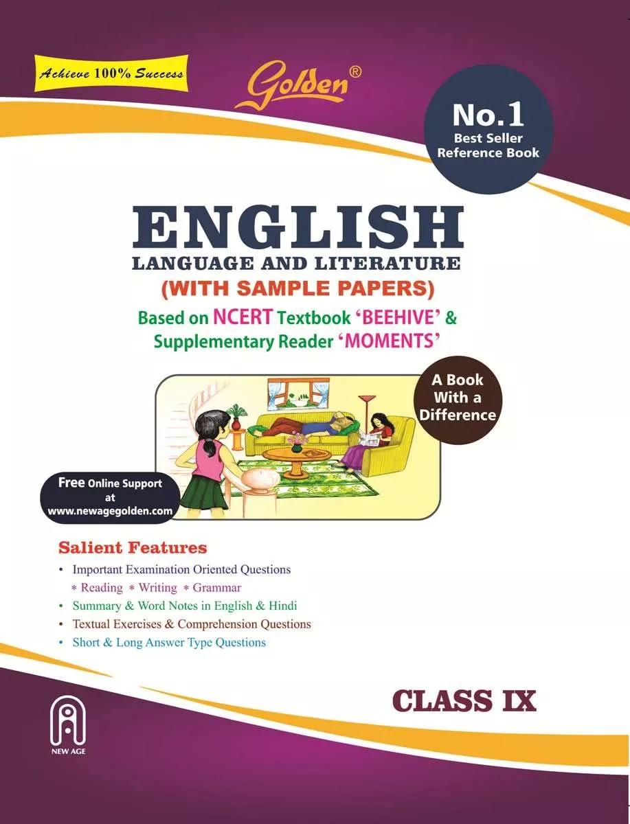 Golden English Language and Literature : Based on NCERT Beehive and ...