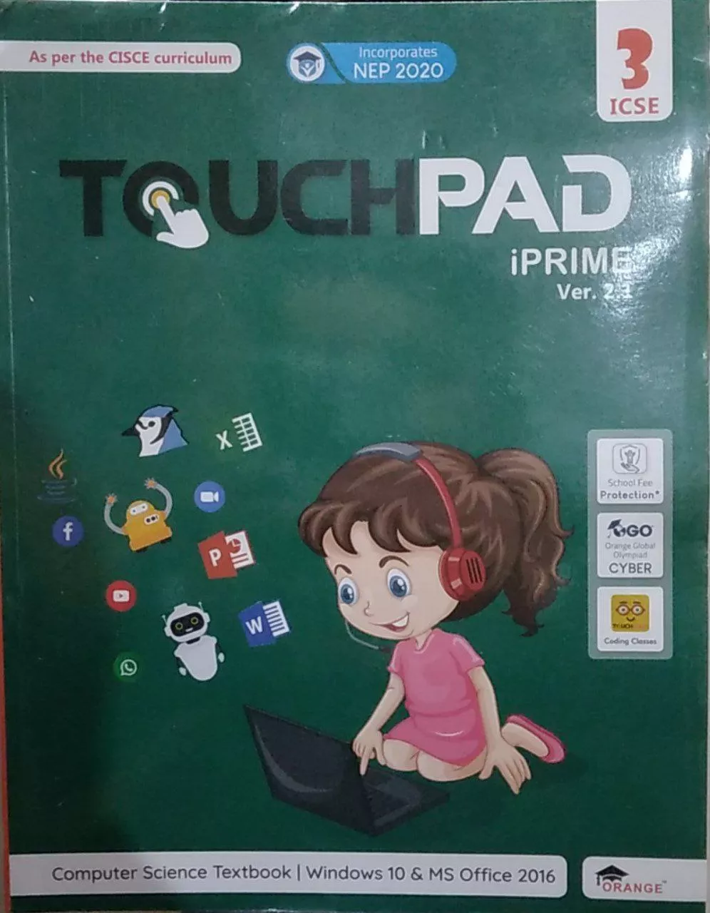 Touchpad iPrime Ver 2.1 Computer Book Class 3 (ICSE)