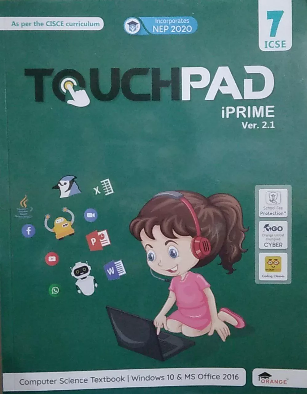 Touchpad iPrime Ver 2.1 Computer Book Class 7