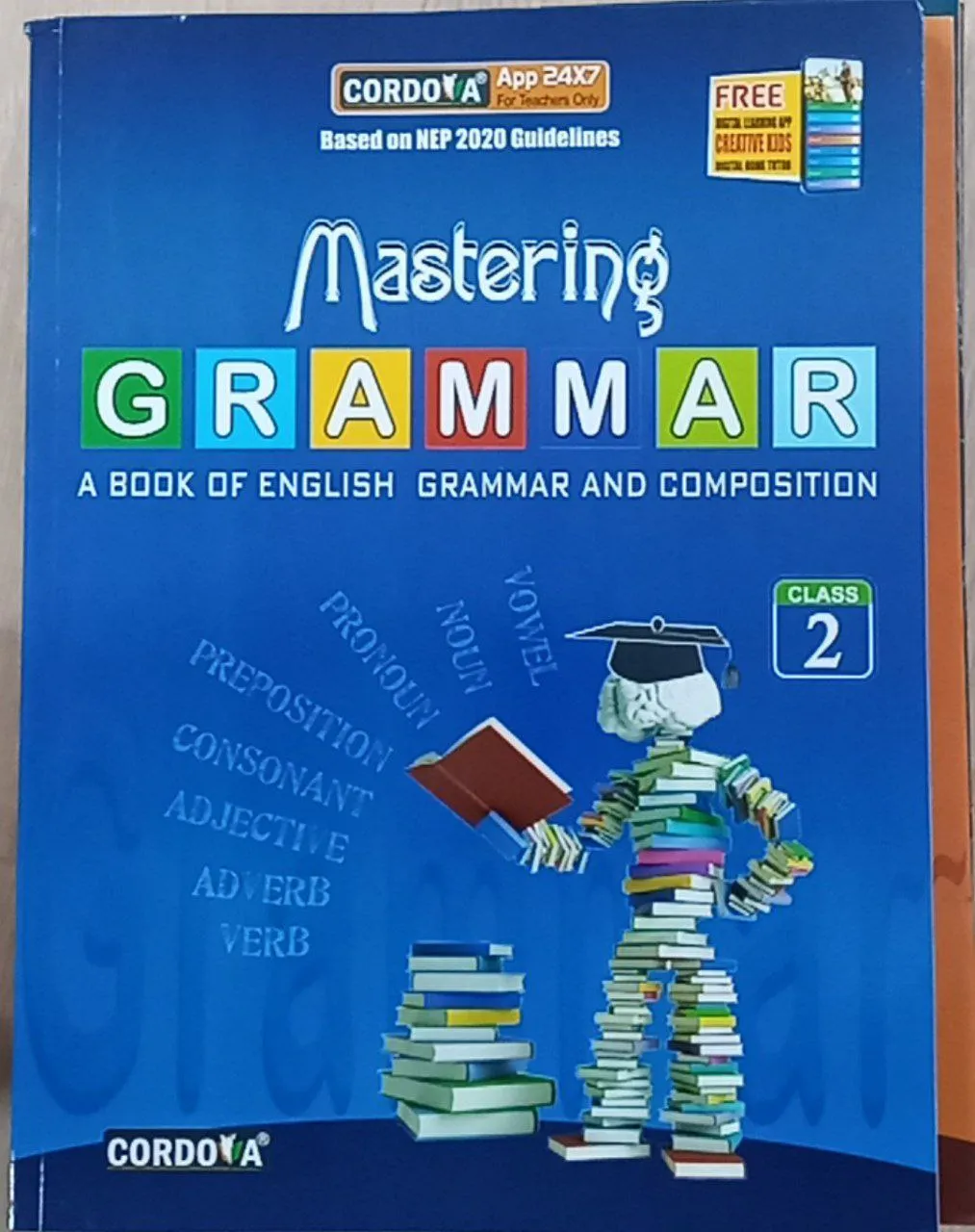 Mastering Grammar for class 2 Latest Edition 2024