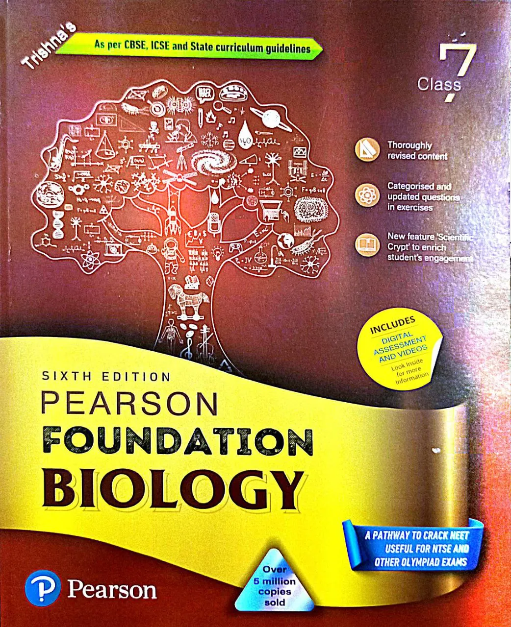 Pearson Iit Foundation Biology Class 7 | 2024