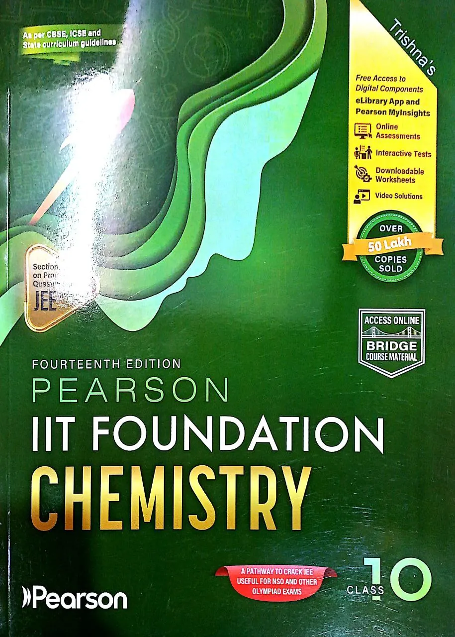 Pearson Iit Foundation Chemistry Class 10 | 2026
