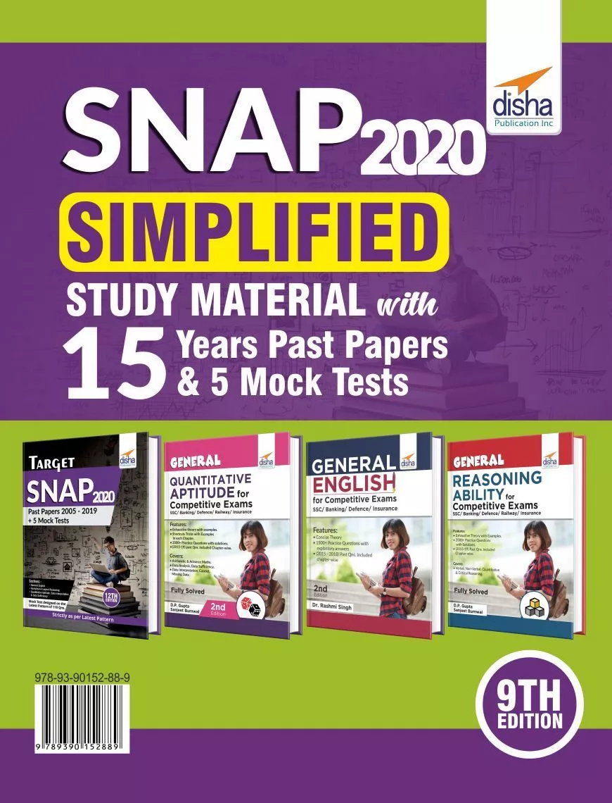 SNAP 2020 Simplified Study Material with 15 Years Past Papers & 5 Mock ...
