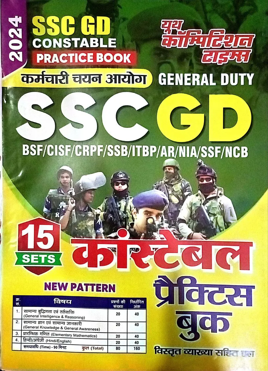 SSC GD Constable 15 Practice Book
