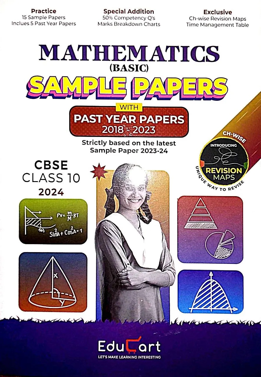 Sample Papers Mathematics (Basic) Cbse- 10 With Past Year Papers{2018 ...