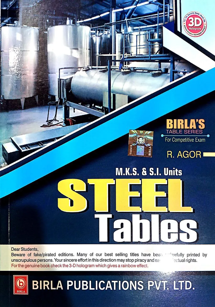 Steel Tables
