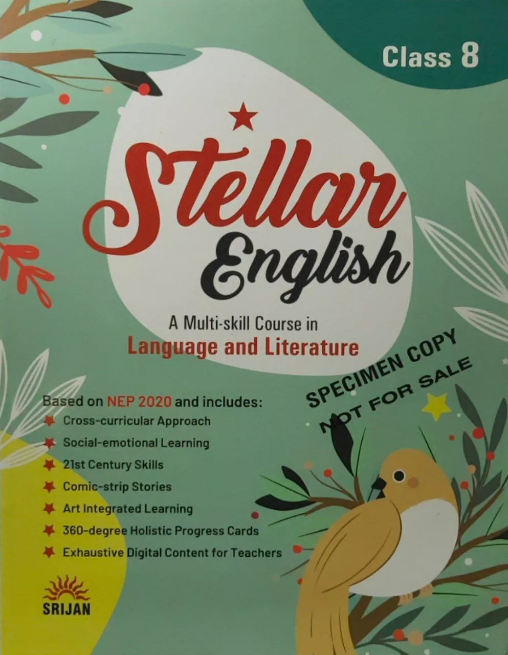 Stellar English Course Book For Class 8