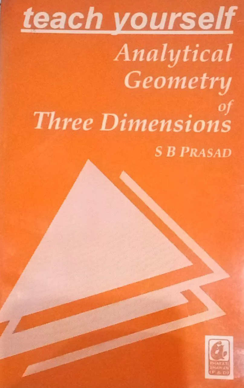 Teach Your Self Analytical Geometry Of 3D