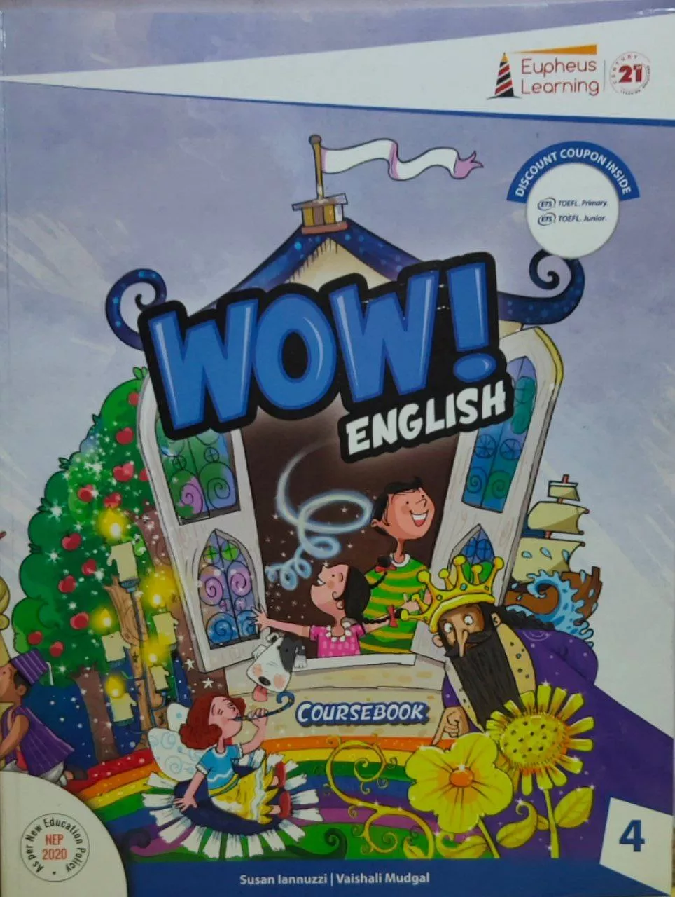 Wow English Course Book Class -4